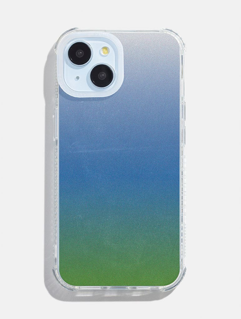 Blue & Green Ombre Shock iPhone Case | Colourful Phone Cases | Skinnydip London