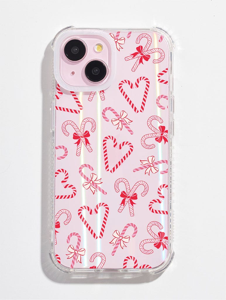 Christmas Candy Canes Shock iPhone Case | Festive Phone Cases | Skinnydip London