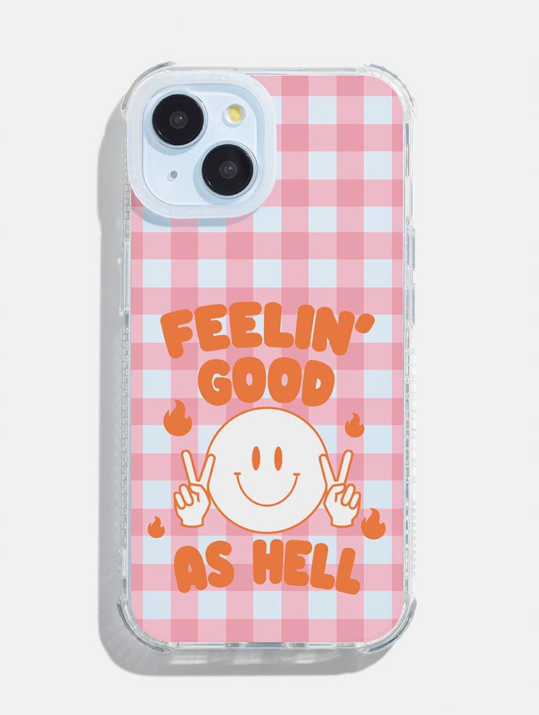 Hollie Graphik x Skinnydip Feelin' Good As Hell Shock iPhone Case | Unique Slogan Cases ...