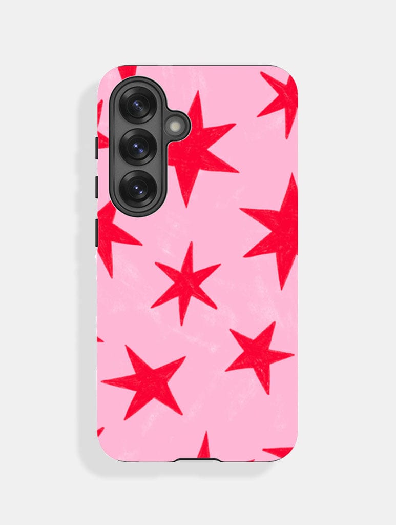 Pink & Red Stars Ultra Protective Samsung Galaxy Case – Skinnydip London