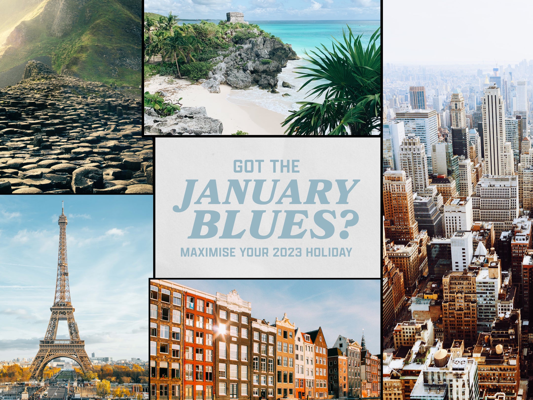 January blues? Maximise your 2023 holiday | Blog | Skinnydip London