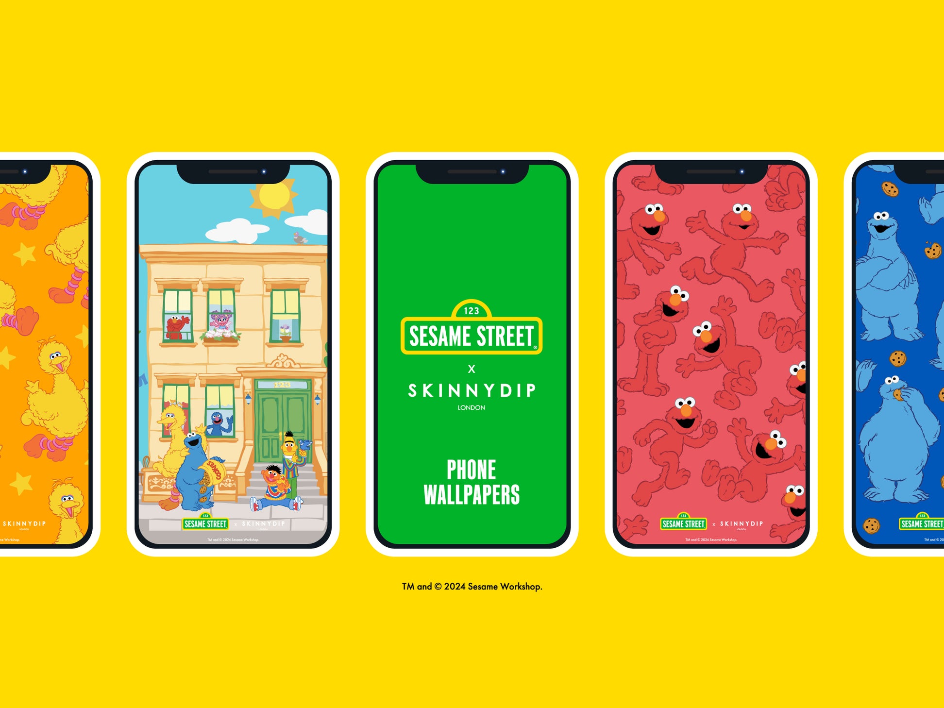 Sesame Street x Skinnydip Phone Wallpapers – Skinnydip London