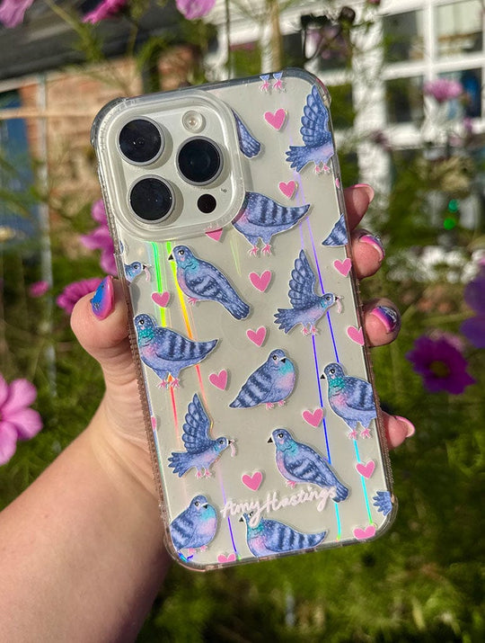 Amy Hastings x Skinnydip Pigeon Lover Shock iPhone Case | Animal Phone ...