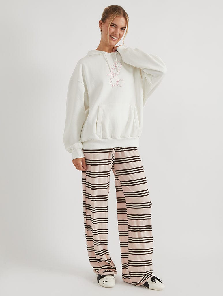 Angel Protected Ecru Hoodie – Skinnydip London