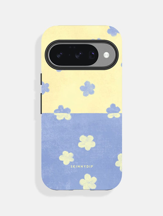 Blue and Yellow Two Tone Flower Ultra Protective Pixel Google Case ...
