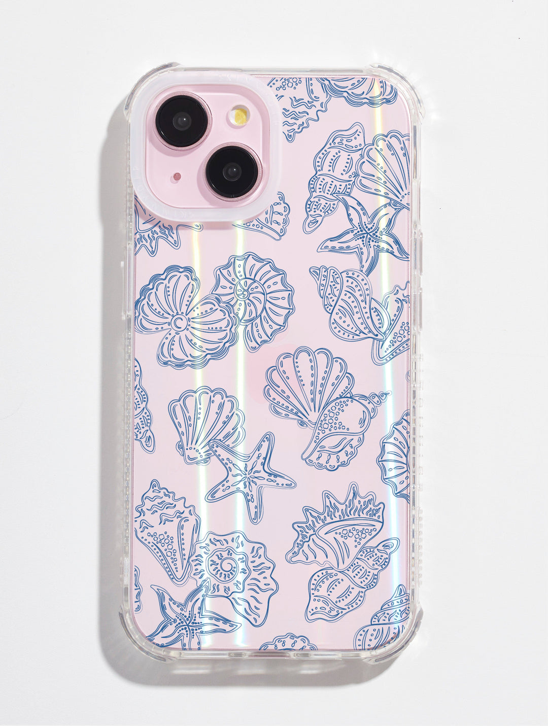 Blue Outline Sea Shells Shock iPhone Case | Summery Phone Cases ...