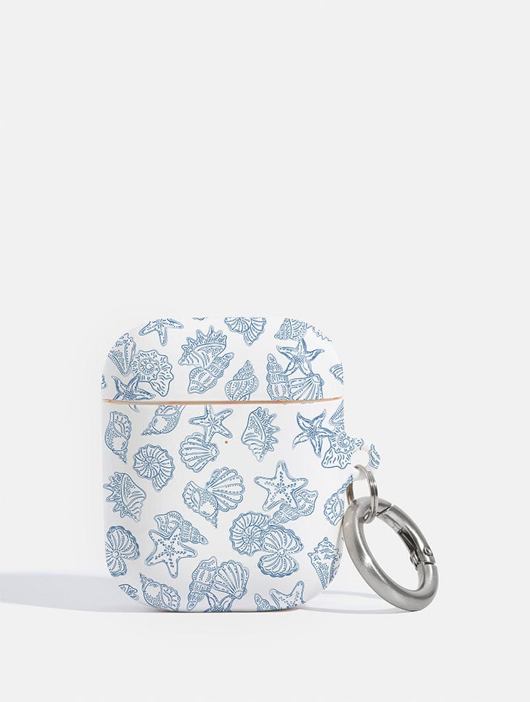 Blue Sea Shells AirPods Case | Coastal Core Accessories | Skinnydip London