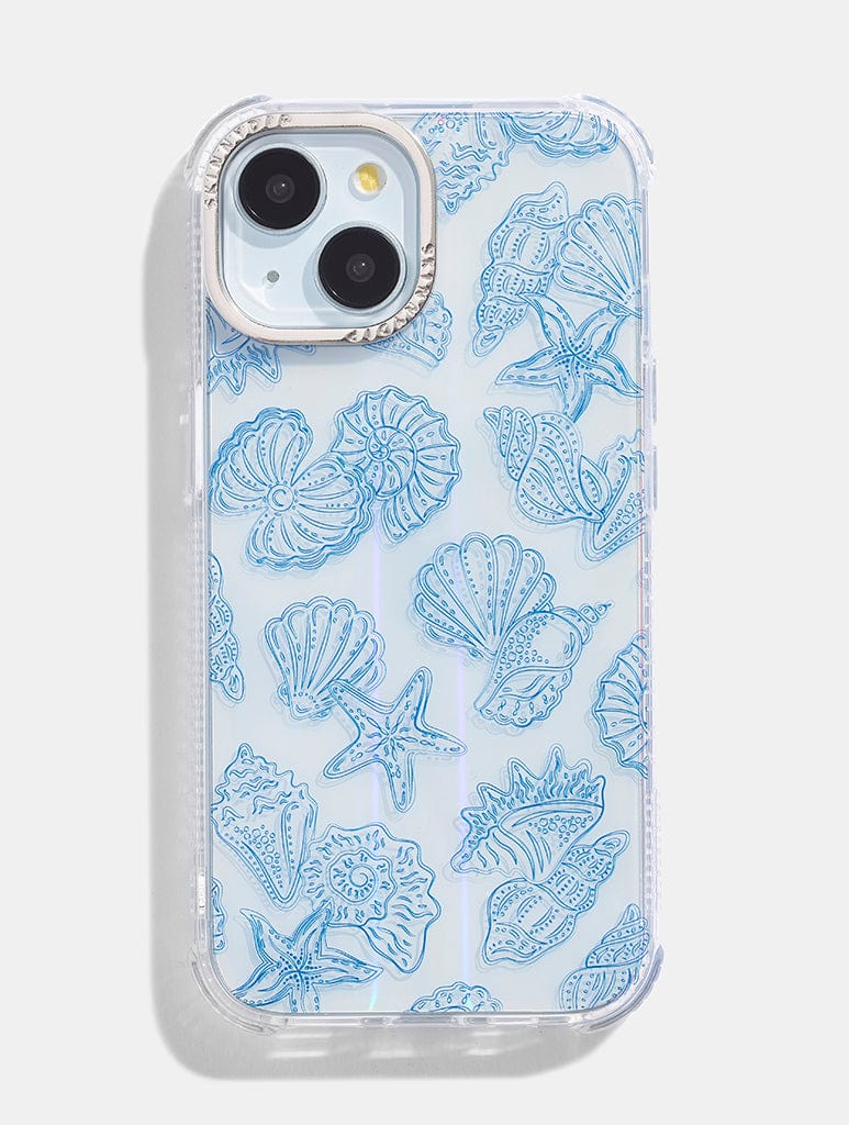 Blue Shells Shock iPhone Case | Costal Grandma Aesthetic iPhone Cases | Skinnydip London