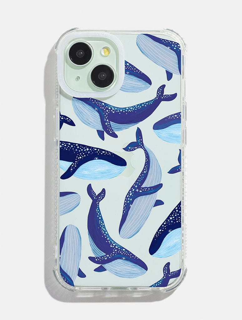 Blue Whale Shock iPhone Case | Marine Themed Phone Cases | Skinnydip London