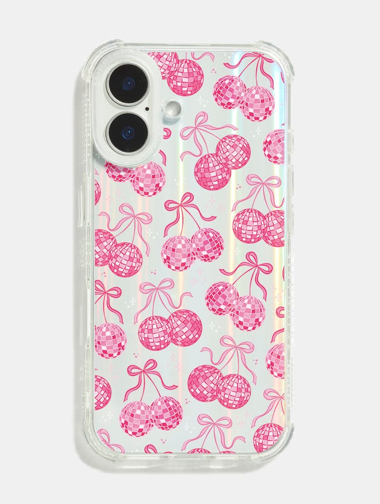 Bow Disco Cherry Shock iPhone Case | Cherry Phone Cases | Skinnydip London