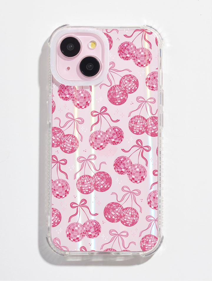 Bow Disco Cherry Shock iPhone Case | Colourful Mobile Accessories | Skinnydip London
