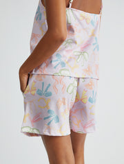 Bow Print Cami & Short Pyjama Set | Bow Pyjamas | Skinnydip London