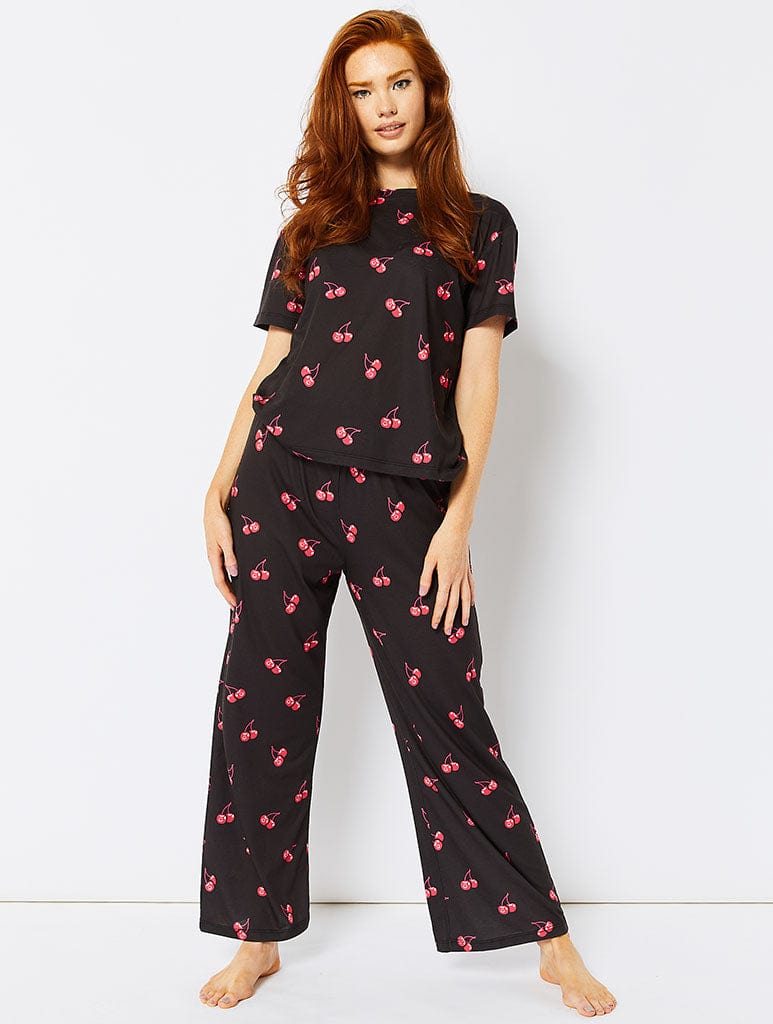 Cherry Pyjamas Set | Ladies Nightwear | Skinnydip London