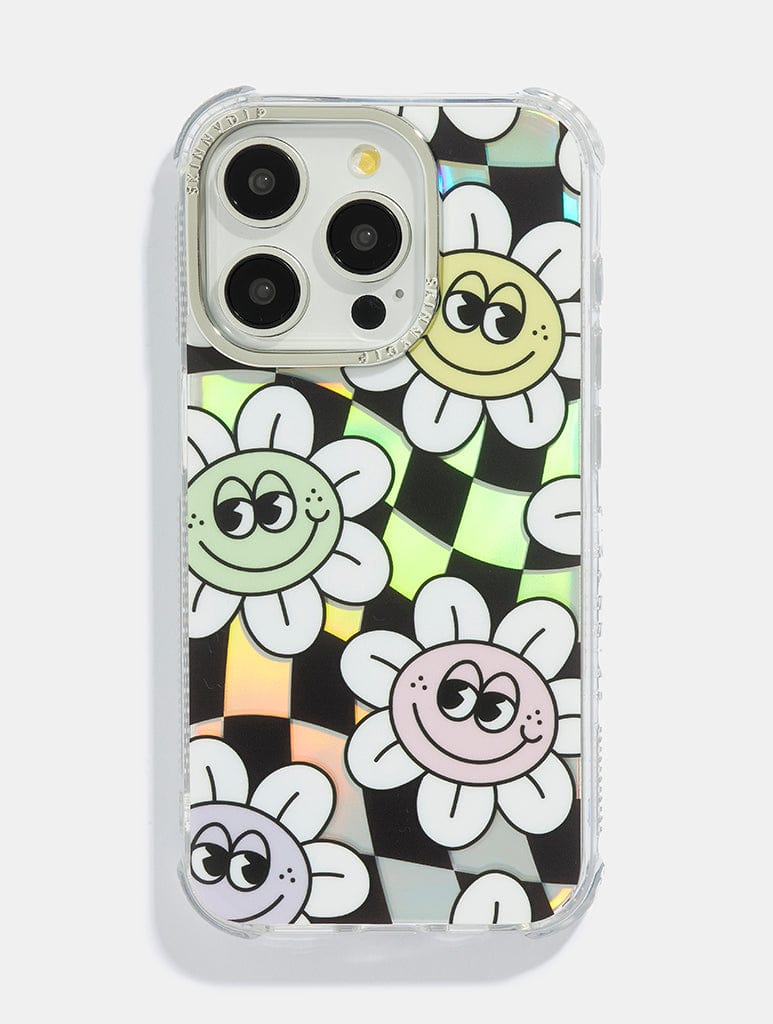 Chill Daisy Check iPhone Case | Shop Subtle Phone Protectors | Skinnydip London
