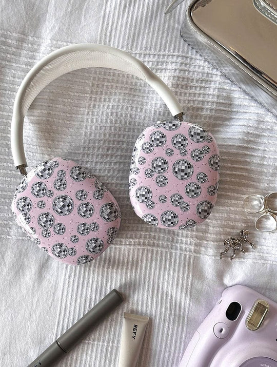 Disco Ball Repeat AirPods Max Case in Gloss| Shop AirPods Max Cases | Skinnydip London