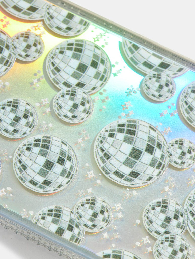 Disco Ball Repeat Holo Foil iPhone Case | Holographic Disco iPhone Case | Skinnydip London