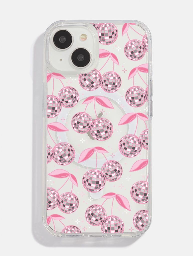 Disco Cherries Pink MagSafe iPhone Case | Durable iPhone Cases | Skinnydip London