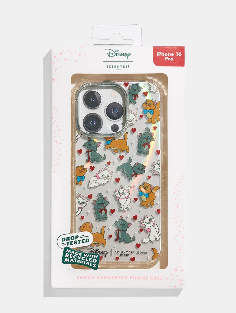 Disney Aristocats Ditsy Heart Shock iPhone Case | Cute Disney Phone Cases | Skinnydip London
