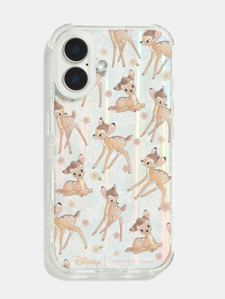 Disney Bambi Floral Lace Shock iPhone Case | Bambi iPhone 17 Air Case ...