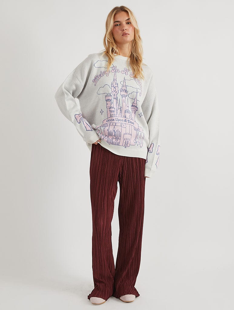 Disney Living In A Fantasy Knitted Jumper | Disney Knitwear | Skinnydip ...
