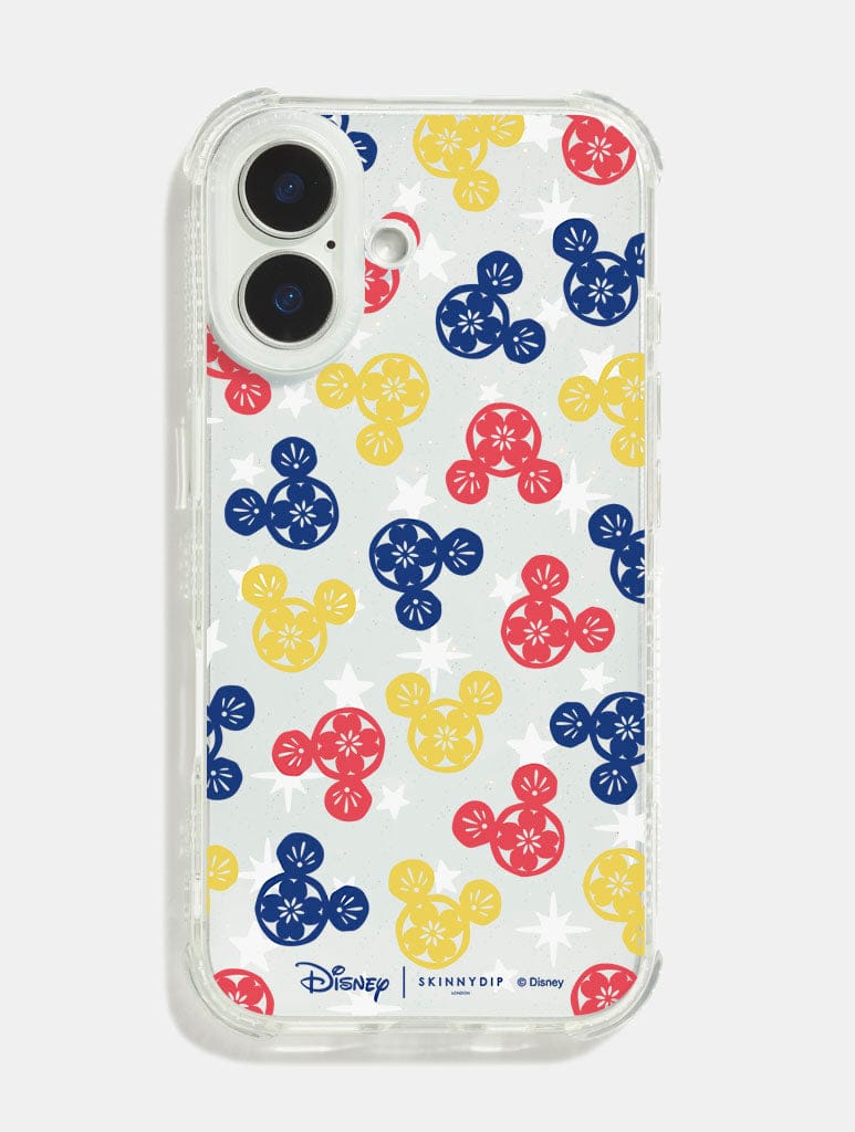 Disney Mickey Mouse Flower Shock iPhone Case | Mickey Floral Phone ...
