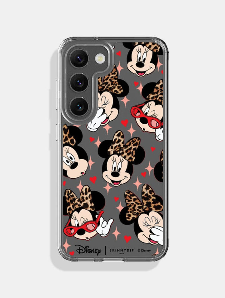 Disney Minnie Leopard Print Shock Android Case | Mickey Mouse Clubhouse | Skinnydip London