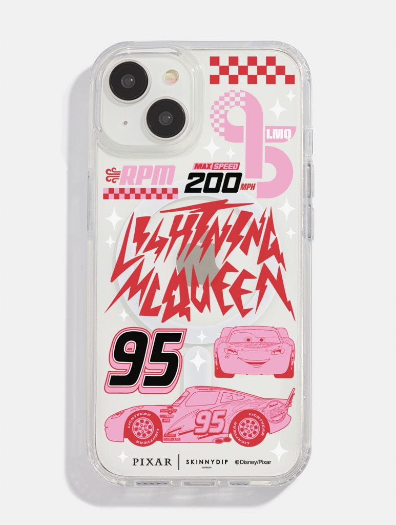 Disney Pixar Cars Lightning McQueen Poster Print MagSafe iPhone Case ...
