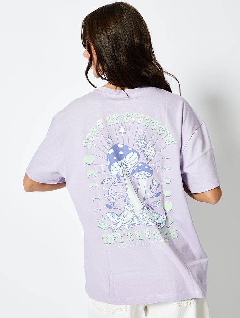 Disney The Princess & The Frog T-Shirt in Lilac | Disney Princess T ...