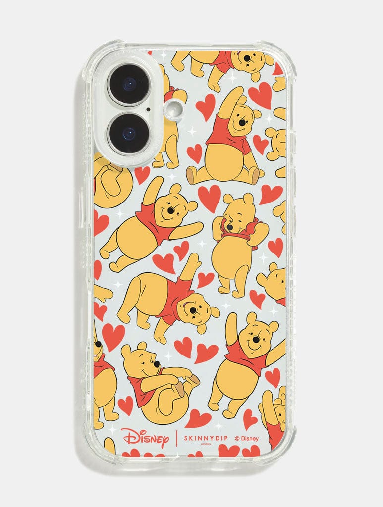 Disney Winnie The Pooh Hearts Shock iPhone Case | Winnie The Pooh Phone ...