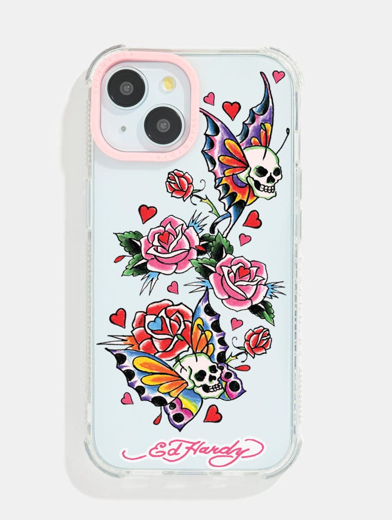 Ed Hardy x Skinnydip | Black Graphic Phone Cases | Skinnydip London