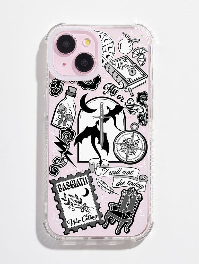 Fourth Wing Sticker Shock iPhone Case | BookTok Phone Cases | Skinnydip ...