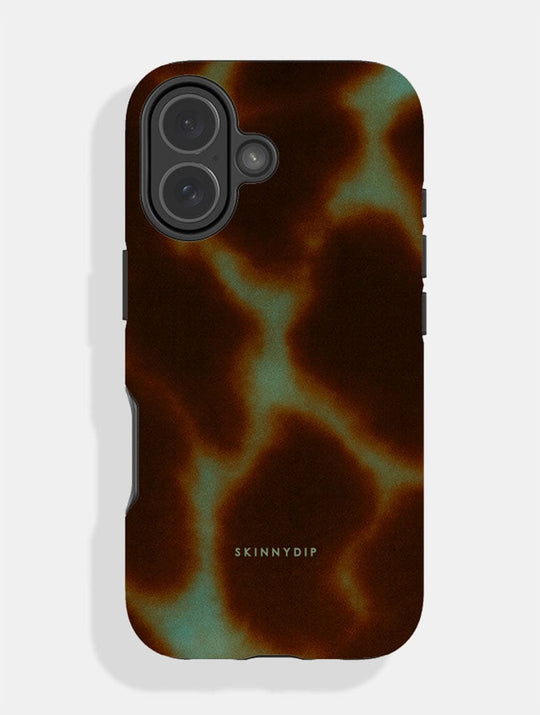 Green Brown Tortoise Shell Ultra Protective iPhone Case – Skinnydip London