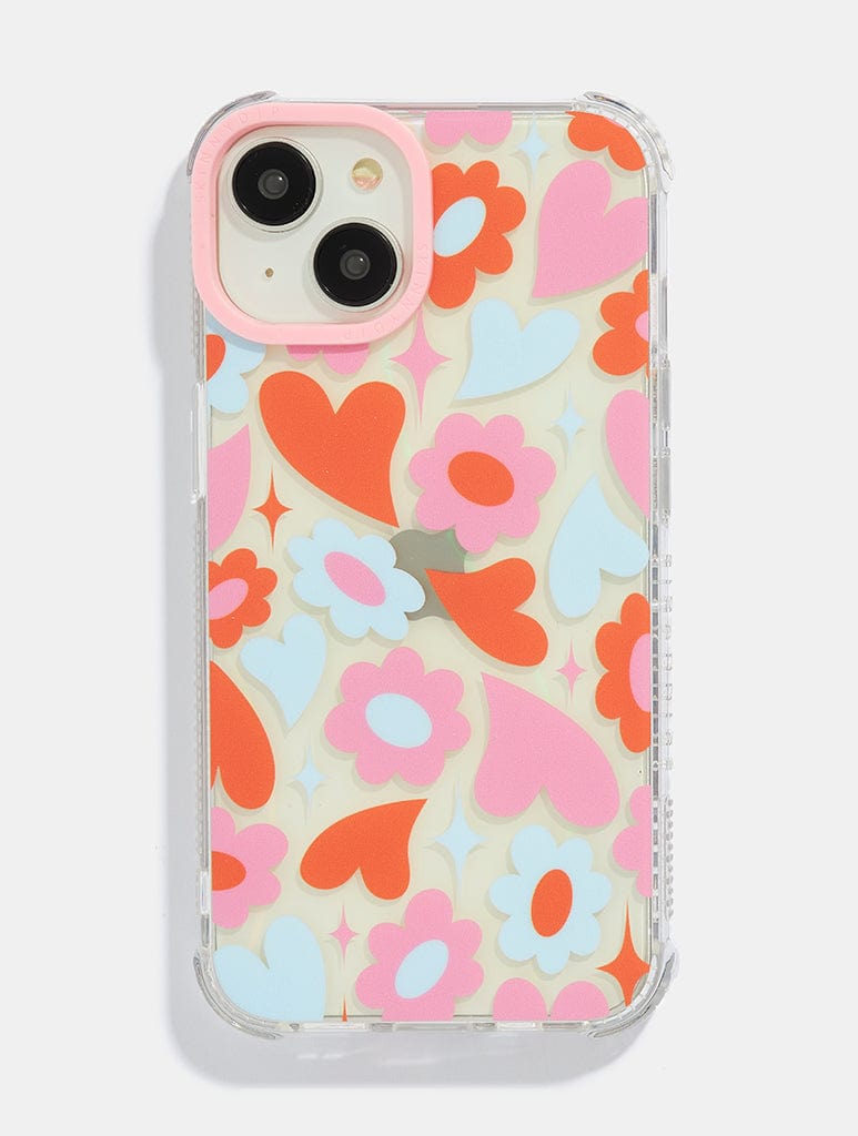 Groovy Flower Heart iPhone Case | Retro iPhone Cases | Skinnydip London