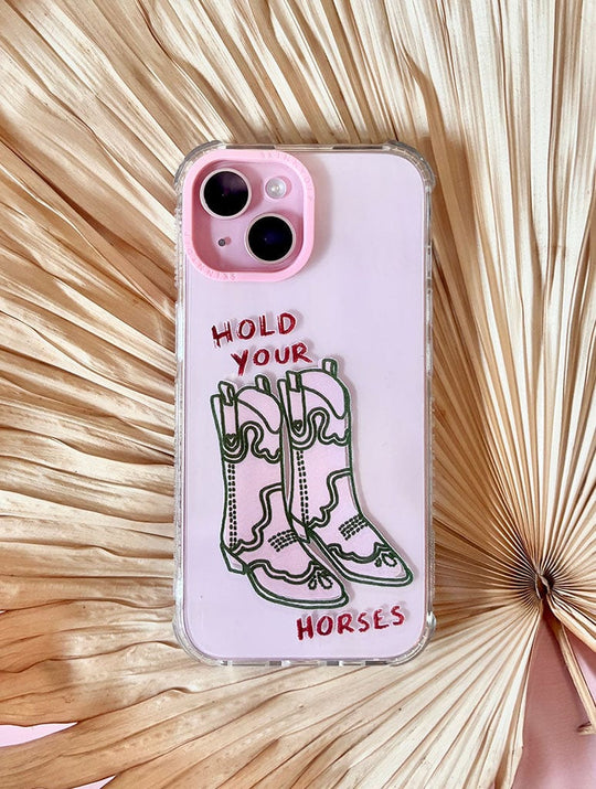 Sun Made Studio x Skinnydip Hold Your Horses Shock iPhone Case ...