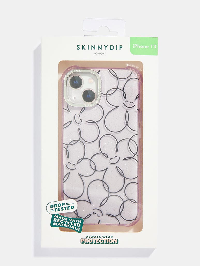 Happy Flower Line iPhone Case | Floral iPhone Cases | Skinnydip London