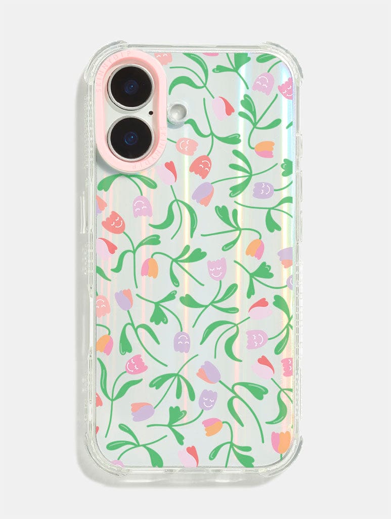 Happy Tulips Shock iPhone Case | Flower Phone Cases | Skinnydip London