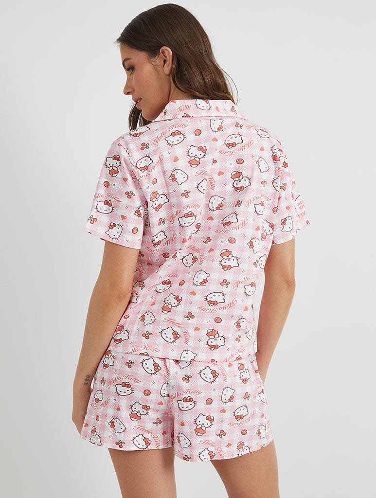 Hello Kitty x Skinnydip Pyjama Shirt & Short Set | Pink PJ Sets | Skinnydip London