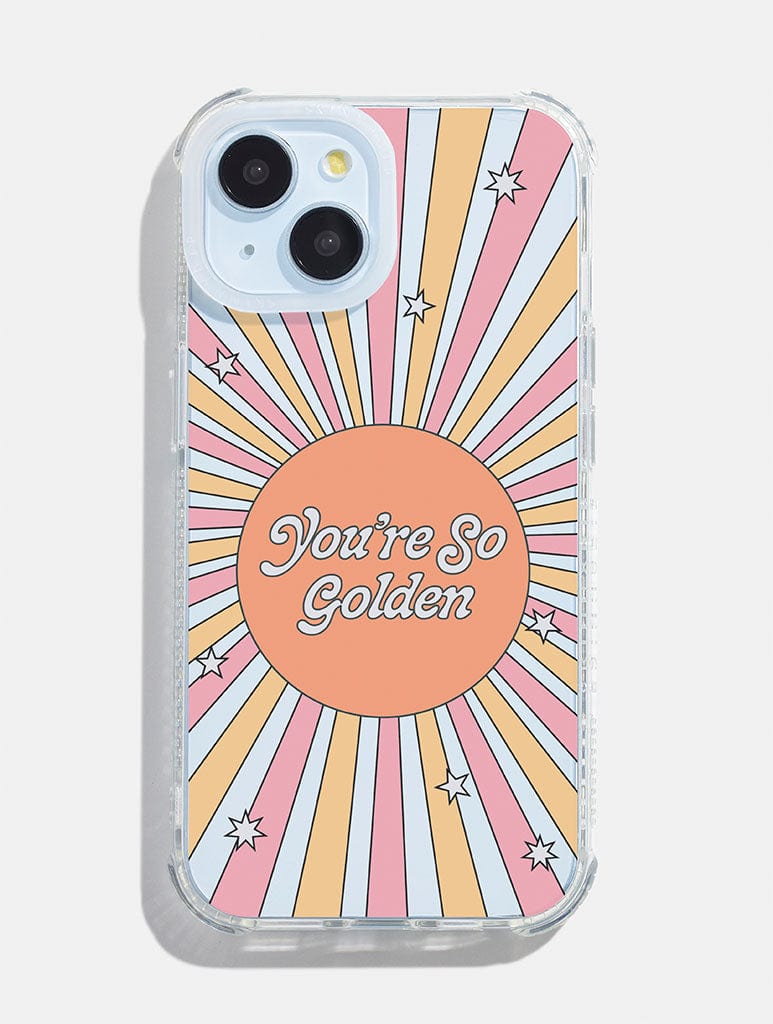 Hollie Graphik x Skinnydip You're So Golden Shock iPhone Case | Harry Inspired Phone Case ...
