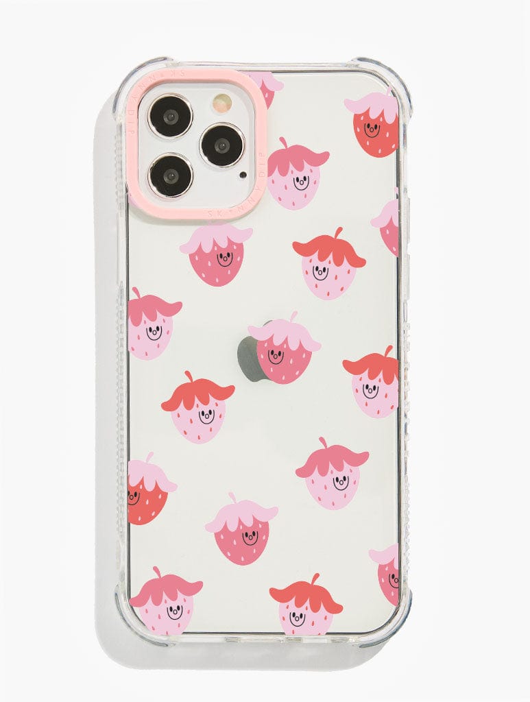 Jessica Lee x Skinnydip Strawberry Smiles Shock iPhone Case | Shop Fruity Phone Cases ...