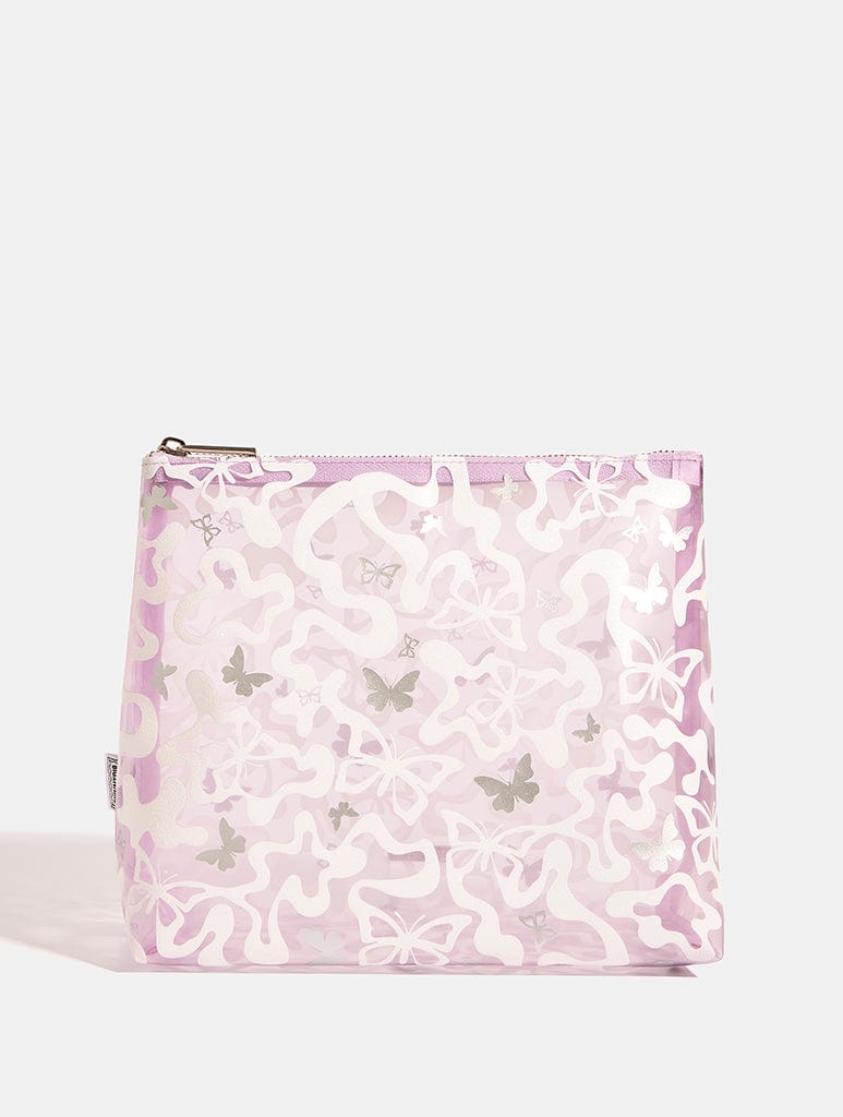 Lilac Butterfly Swirl Wash Bag | Shop Beauty | Skinnydip London