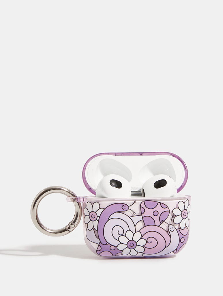 Lilac Snail AirPods Case | Protective AirPods Cases | Skinnydip London