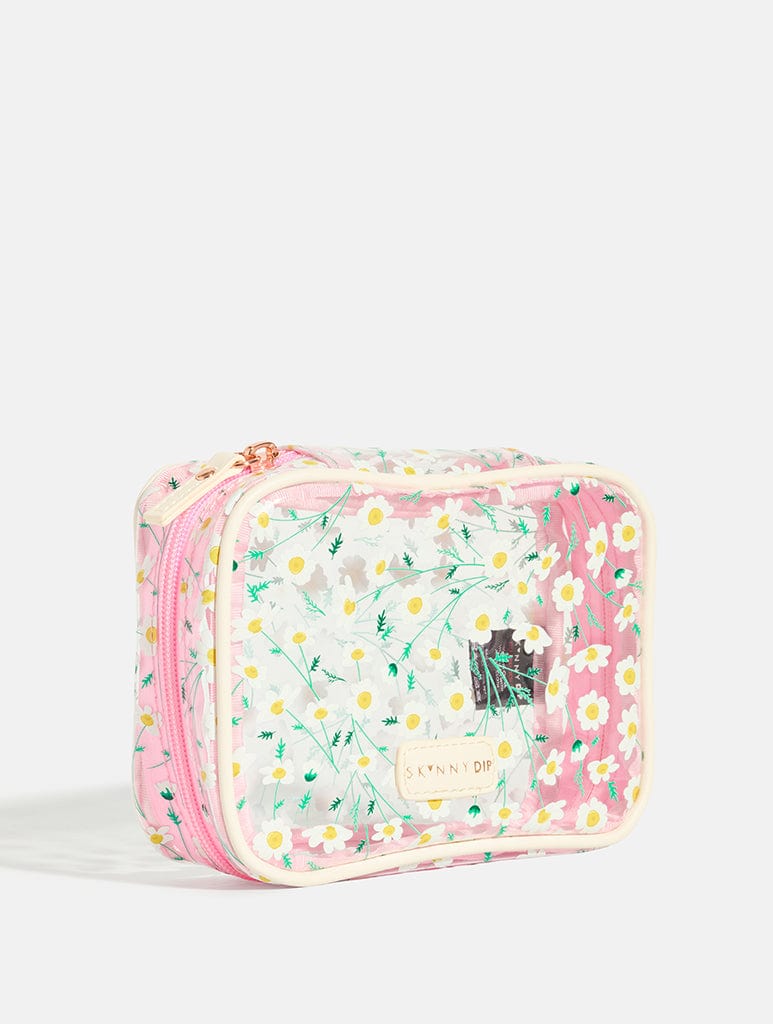 Mini Daisy Travel Makeup Bag With Bottles | Makeup Bags & Rolls ...