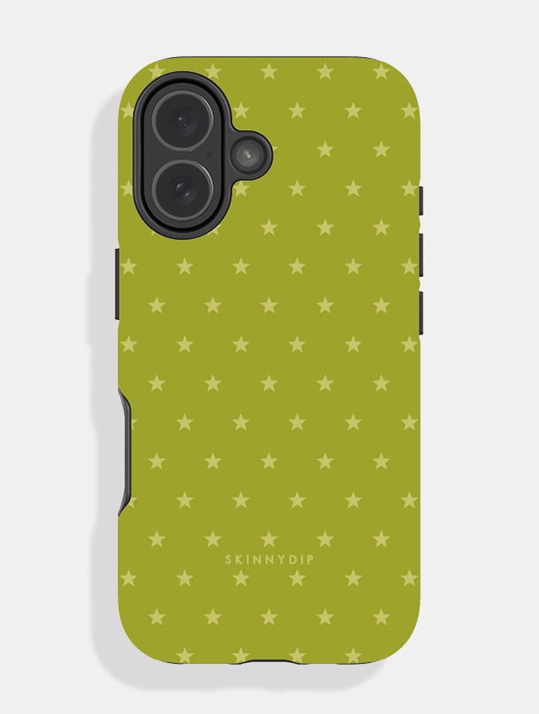 Mini Star Olive Green Ultra Protective iPhone Case – Skinnydip London
