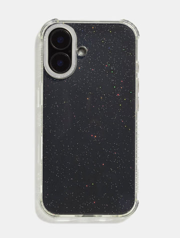 Minimal Glitter Shock iPhone Case with Clear Camera Hole | Plain Phone ...