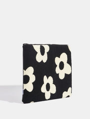 Monochrome Daisy Fuzzy Laptop Case | Shop MInimal Laptop Cases ...