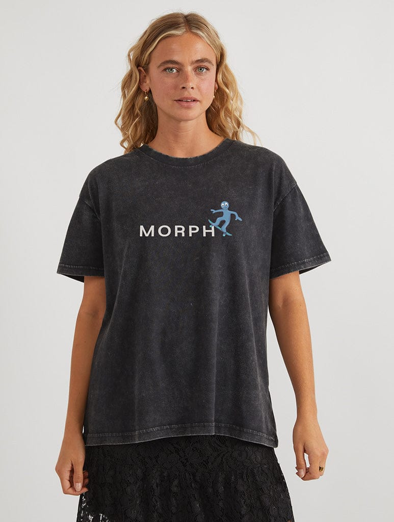 Morph x Skinnydip Skateboard Club T-Shirt In Acid Wash | Morph Merch ...