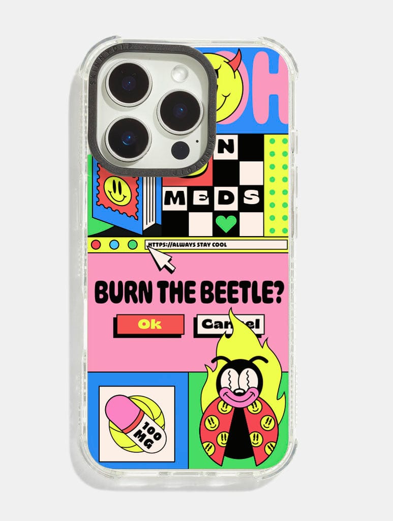 Ovcharka x Skinnydip Burn The Beetle Shock iPhone Case | Vibrant Phone Cases | Skinnydip London