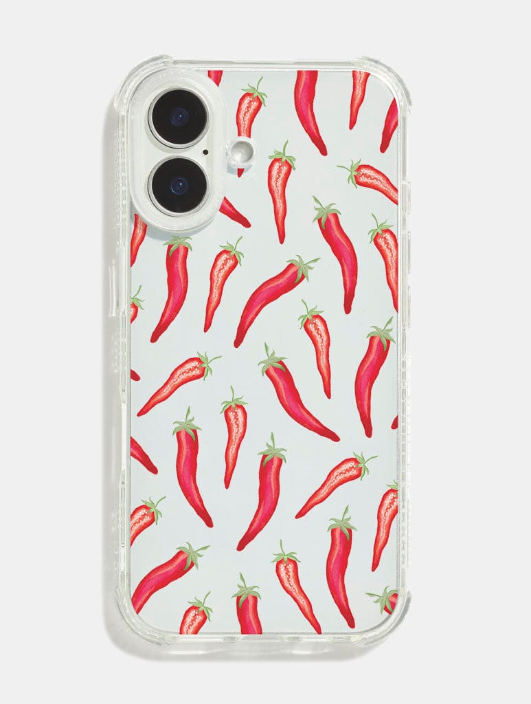 Painted Chillies Shock iPhone Case | Chilli Phone Case | Skinnydip London.
