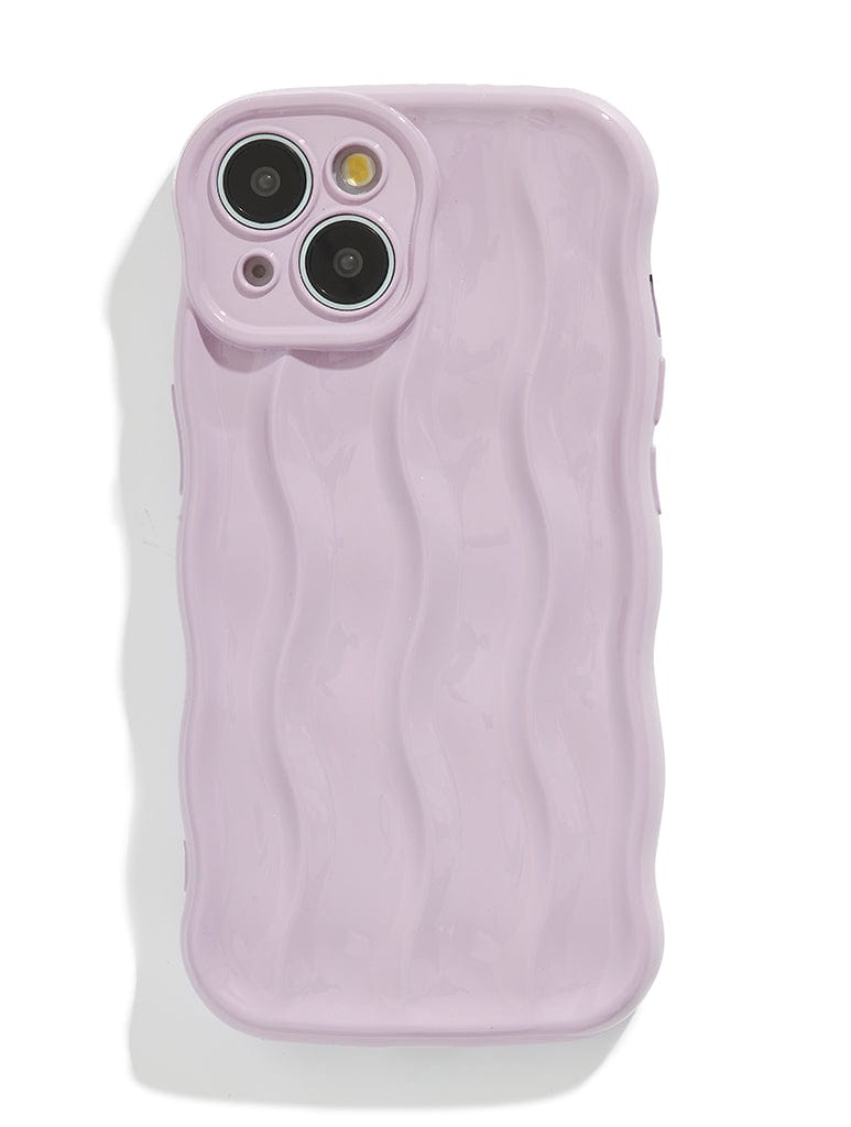Pale Pink Wave Bubble iPhone Case – Skinnydip London