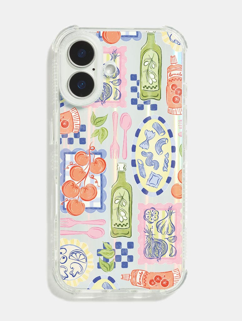 Pasta Patchwork Shock iPhone Case | Pasta Phone Cases | Skinnydip London